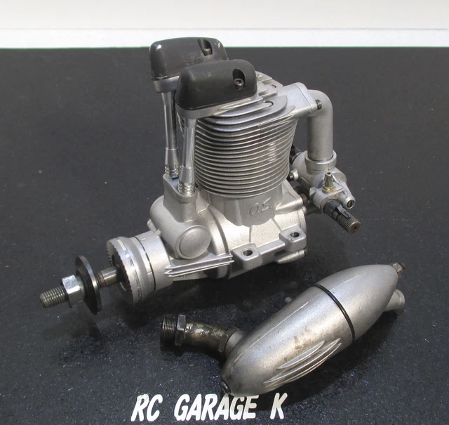 O.S. FS-95V 15.59CC 4 cycle glow engine for R/C airplane with muffler ...