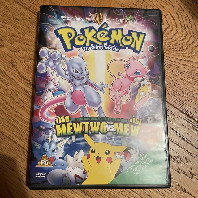 POKEMON - THE First Movie [DVD]- Mewtwo Vs Mew PAL £19.99 - PicClick UK