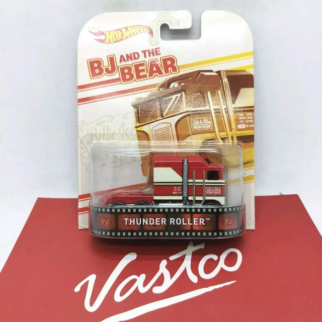 HOT WHEELS RETRO Entertainment BJ And The Bear Kenworth Thunder Roller ...