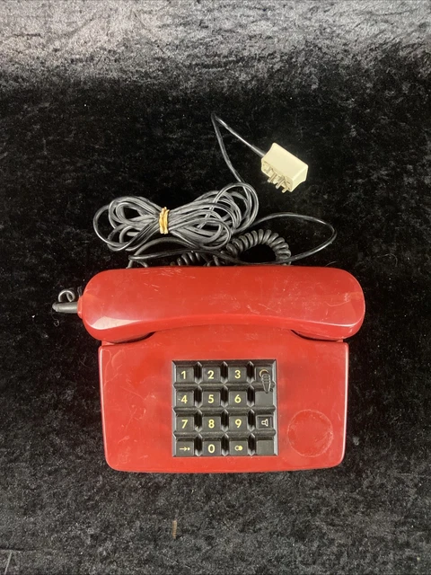 OLD TELEPHONE BUTTON Telephone Deutsche Post FeTAp 82 With Key Retro ...