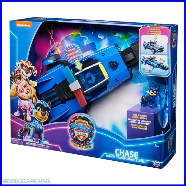 PAW PATROL THE Mighty Movie Chase Transforming Cruiser Vehicle with ...