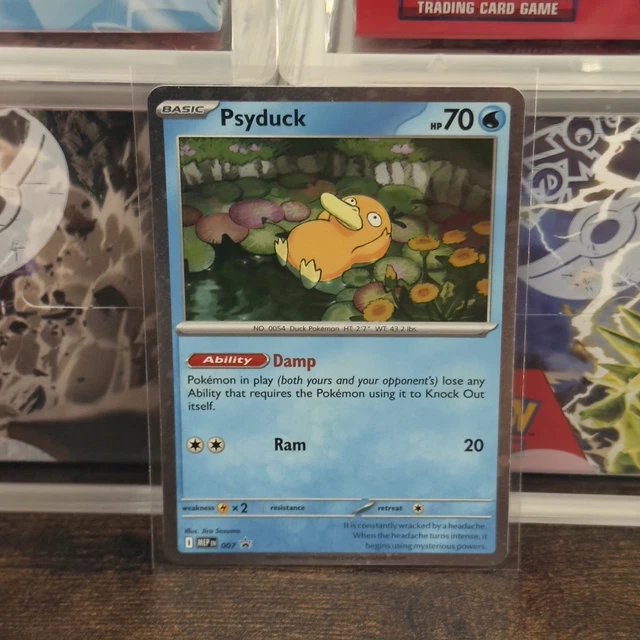 POKÉMON TCG - Psyduck 007 - Mega Evolution Black Star Promo £7.58 ...