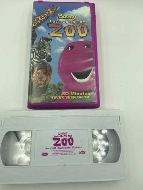 BARNEY - LETS Go to the Zoo (VHS 2001 étui rigide) EUR 7,82 - PicClick FR