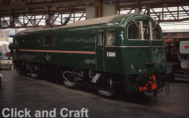 35MM SLIDE BR British Railways Bo-Bo Electric Train No. E5001 £3.59 - PicClick UK