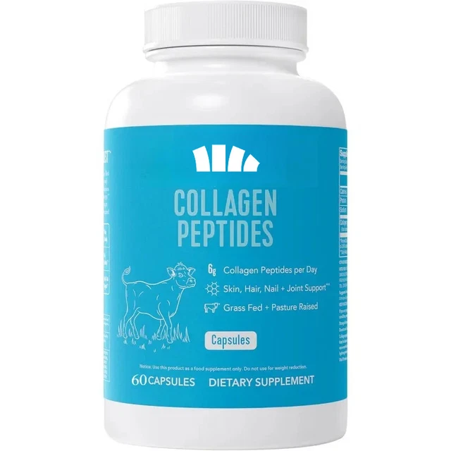 COLLAGEN PEPTIDE - Ranch Farming 60 Capsules £27.74 - PicClick UK