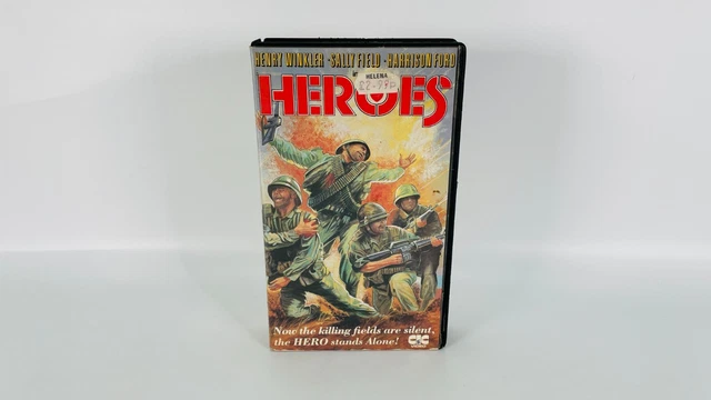 HEROES VHS VIDEO Cassette Tape 1977 PAL Harrison Ford Henry Winkler £16 ...