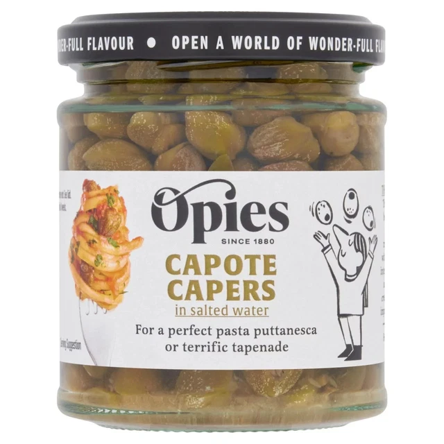 OPIES CAPOTE CAPERS in Salted Water 180G £9.98 - PicClick UK
