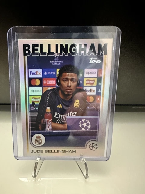 TOPPS UCC FLAGSHIP 24/25 Jude Bellingham SSP Real Madrid Refractor ...