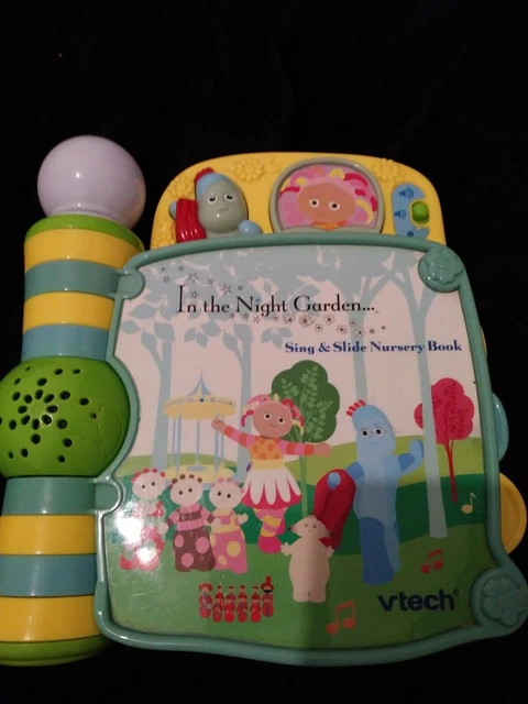 VTECH IN THE Night Garden Sing & Slide Musical Book - Tested & Working ...
