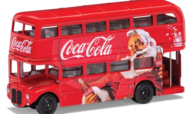 CORGI COCA-COLA COLLECTABLE Diecast Christmas London Bus.GS82331.NEW. £ ...