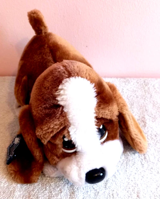 VINTAGE SAD SAM & Honey Lying Down Sam Dog Soft Toy Plush Applause 1985 ...