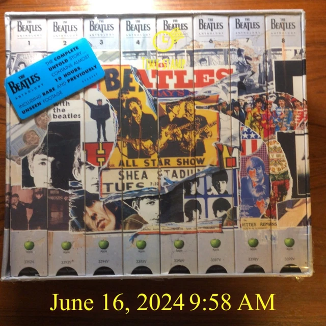 THE BEATLES ANTHOLOGY VHS Video Box Set 1996 8 Tapes - sealed - NEW £65.65 - PicClick UK