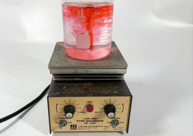 LAB-LINE MODEL 1266 PYRO-MAGNESTIR Lab Bench Top 6" Heated Magnetic ...