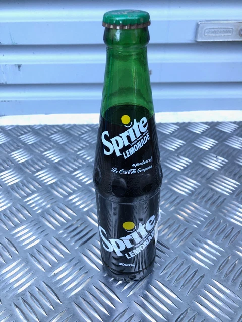 SPRITE BOTTLE 300ML Coca Cola Vintage Glass Ceramic Label Sealed & Test ...