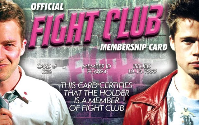 FIGHT CLUB PLASTIC ID card Drivers License for Brad Pitt Edward Ed ...