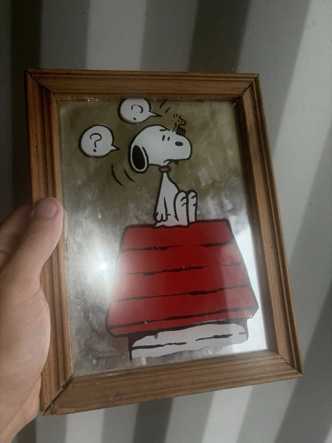 VINTAGE SNOOPY MIRROR - Peanuts Collectible 1950’s 1960’s 1970’s £39.95 ...