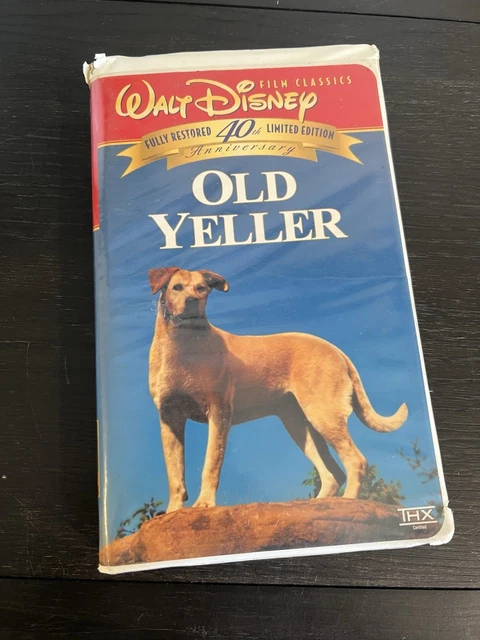 OLD YELLER WALT Disney Film Classics Fully Restored 40th LE Anniversary ...