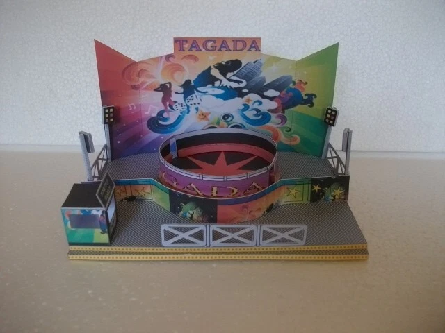 FUN FAIR CARD Model 00 Scale Tagada Fairground ,Card Kit,Model Railway ...