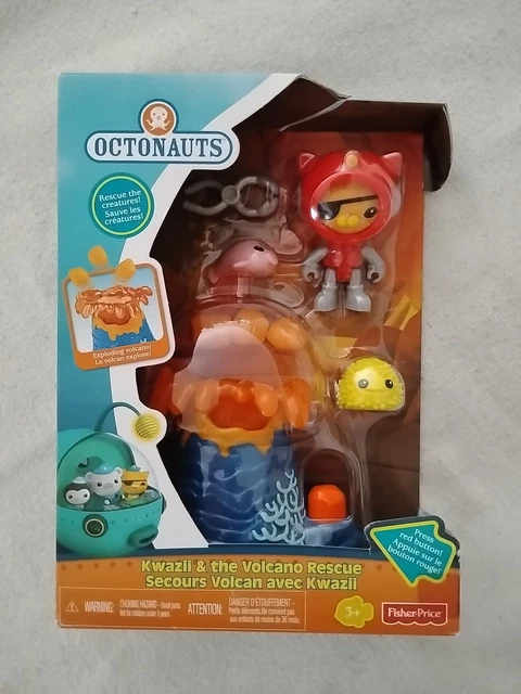 OCTONAUTS KWAZII & The Volcano Rescue Playset Fisher Price 2014 NIB NEW ...