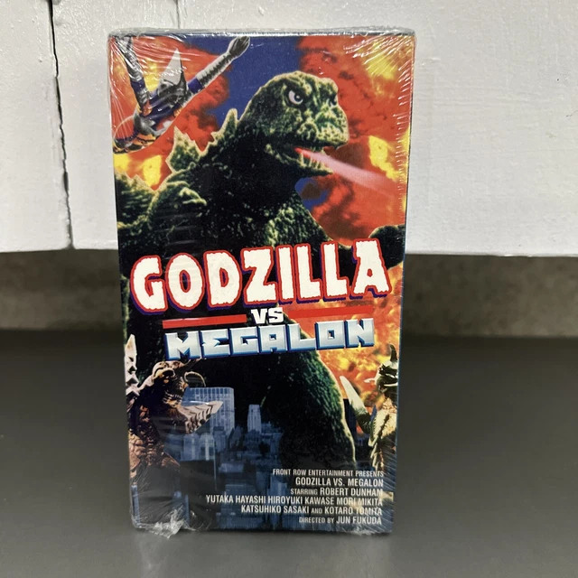 GODZILLA VS MEGALON VHS Tape Cockroach Monster Movie Vintage 1998 NEW ...