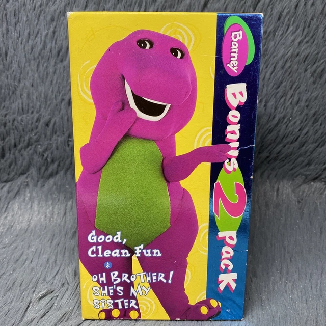 BARNEY - BARNEYS Good, Clean Fun Oh Brother Shes My Sister VHS 1998 ...