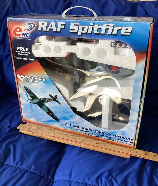ERC RAF SPITFIRE 2.4GHz Radio Control Airplane Micro Warbird Series ...