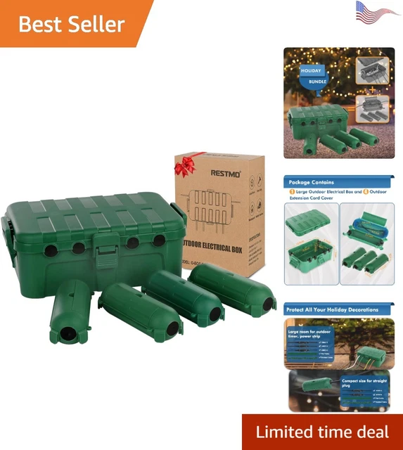 HEAVY-DUTY INDUSTRIAL MULTI-PURPOSE Outdoor Electrical Box - Green ...