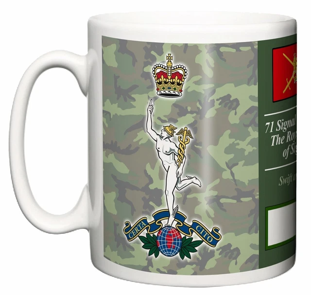 BRITISH ARMY 71 Signal Regiment The Royal Corps of Signals Badge TRF ...