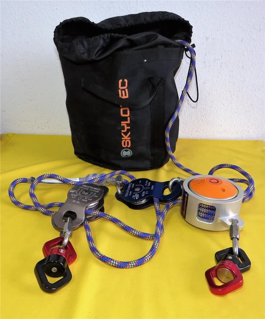 SKYLOTEC ABSEILGERÄT ARG 2000 Safety Roll 80m Seil Rolle ... Lagerware ...