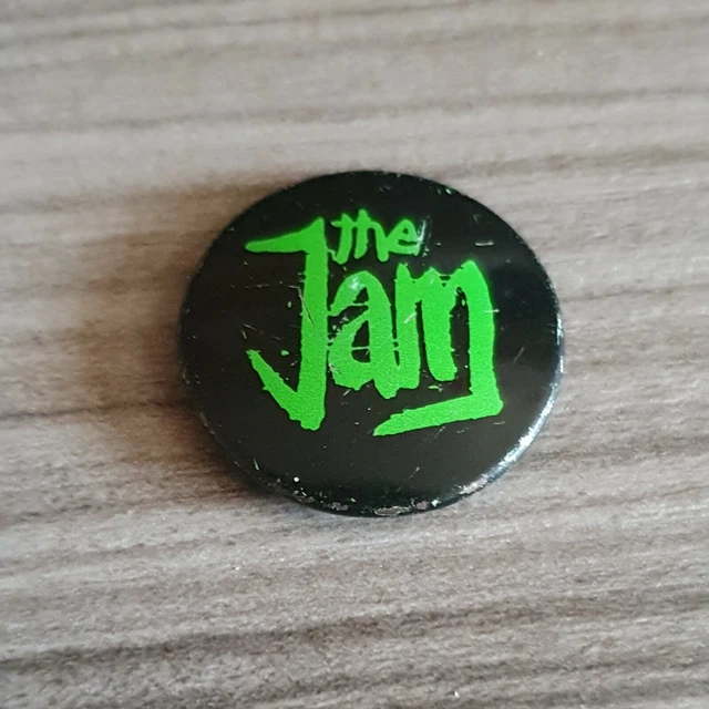 ORIGINAL 1970S/80S THE Jam Badge 25mm The Jam Tour Badge Mods Punk Pin ...