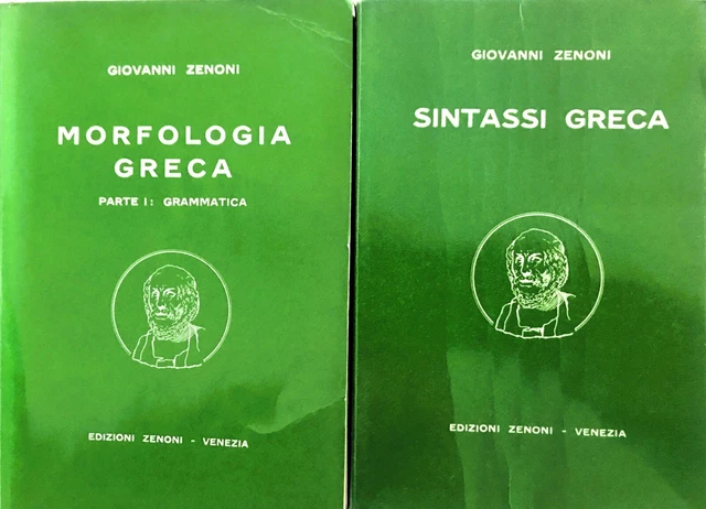 GIOVANNI ZENONI Grammatica e sintassi graca EUR 25,00 - PicClick IT
