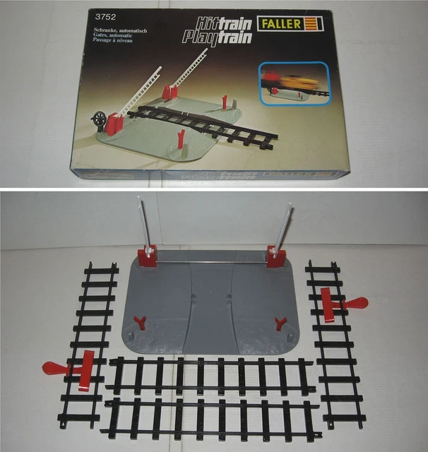 FALLER PLAYTRAIN #3752,PASSAGE à NIVEAU,SHRANKE,TRAIN ELECTRIQUE,Type ...