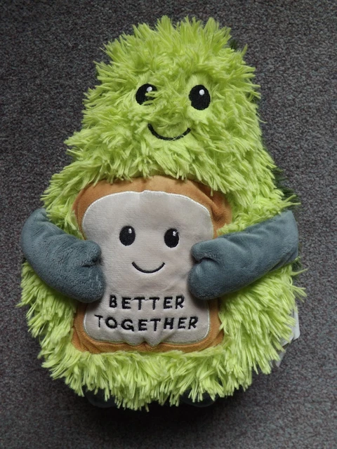 AVOCADO BETTER TOGETHER Plush New Look cuddly toy 32 cm £6.95 - PicClick UK