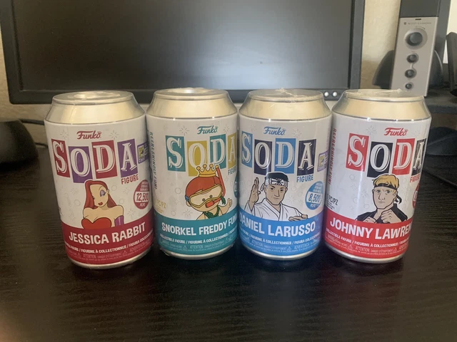 SEALED SDCC 2023 Funko Soda-Daniel Larusso /Johnny Lawrence/Jessica ...