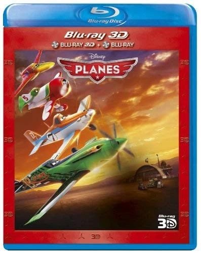 PLANES (3D & 2D) (Blu-ray) Stacy Keach John Cleese Dane Cook Brad ...