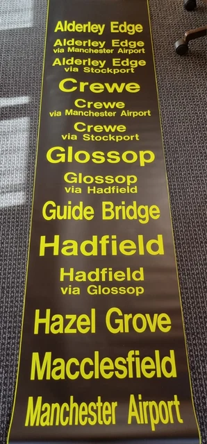 CLASS 323 NORTHERN Rail EMU Destination Blind £42.32 - PicClick UK