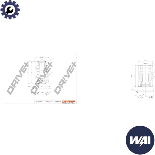OIL FILTER DP1110.11.0117 FOR VW TRANSPORTER/T5/Bus/Van/Platform ...
