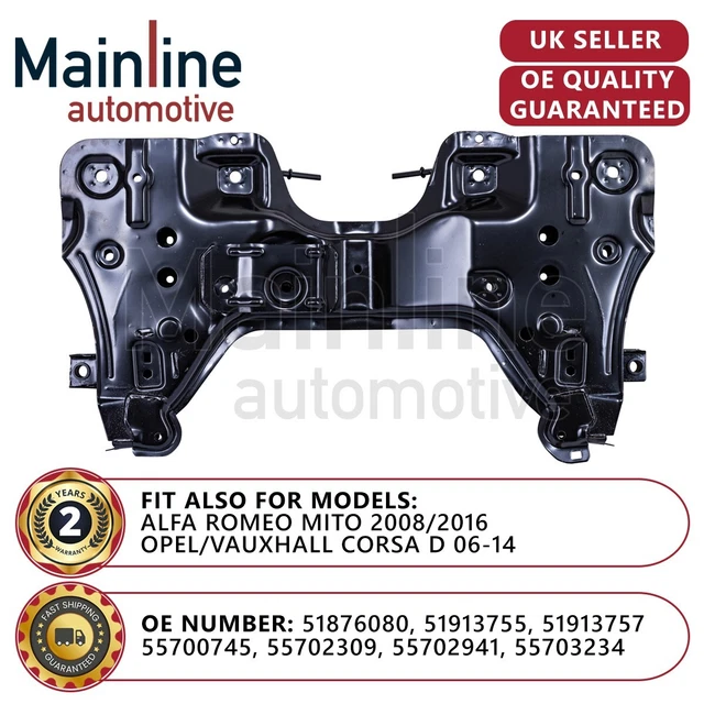 FRONT SUBFRAME CROSSMEMBER Engine Subframe Carrier for Alfa Romeo Mito ...