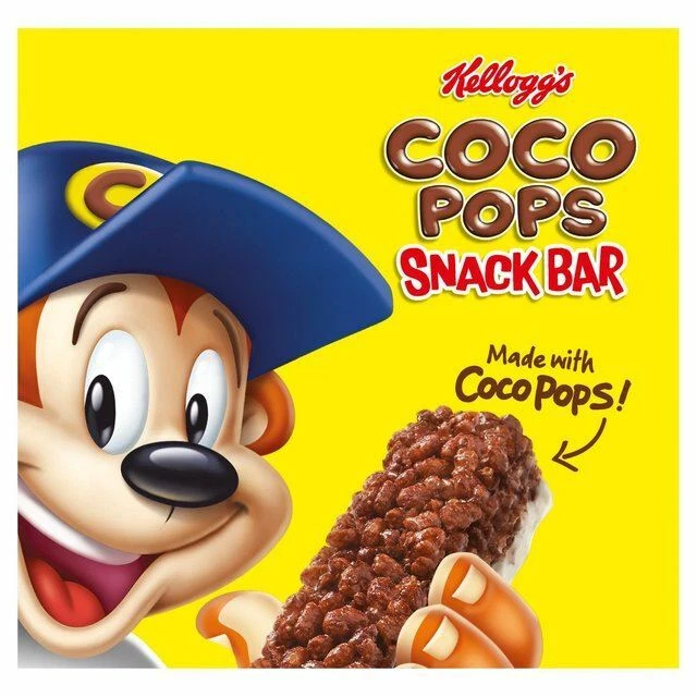 KELLOGG'S COCO POPS barrette latte cereali 6 x 20 g - confezione da 2 ...