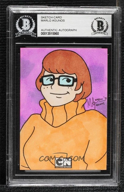CARTOON NETWORK VELMA Dinkley Scooby-Doo Original Art Sketch Card 1/1 ...