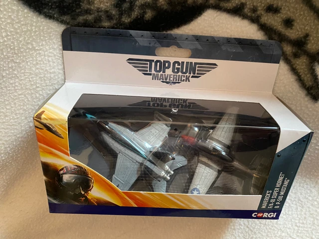 TOP GUN MAVERICK Corgi Modelli Maverick's F/A-18 Set Super Hornet & P ...