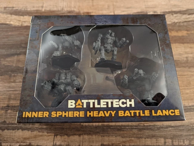 BATTLETECH INNER SPHERE Heavy Battle Lance Forcepack Miniatures ...