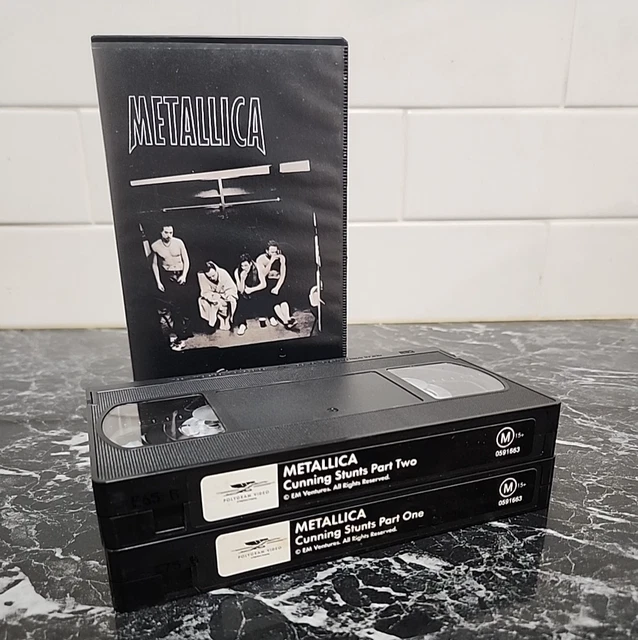 METALLICA HEAVY METAL VHS Tape Live Concert Cunning Stunts Load/Reload ...
