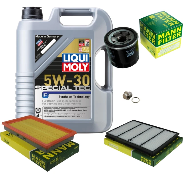 MANN INSPECTION SET 5 LIQUI MOLY Spécial Tec F 5W-30 pour Subaru Forestier EUR 120,14 - PicClick FR