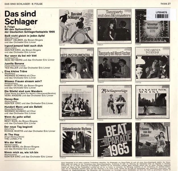 DAS SIND SCHLAGER 8. Folge EUR 15,00 - PicClick DE