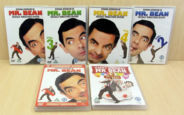 MR BEAN BEAN'S Volume Season Series 1-4 DVD + Happy Birthday Mr Bean ...