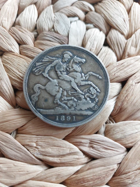 1891 SILVER Crown Coin of Queen Victoria Jubilee Head. £25.00 - PicClick UK