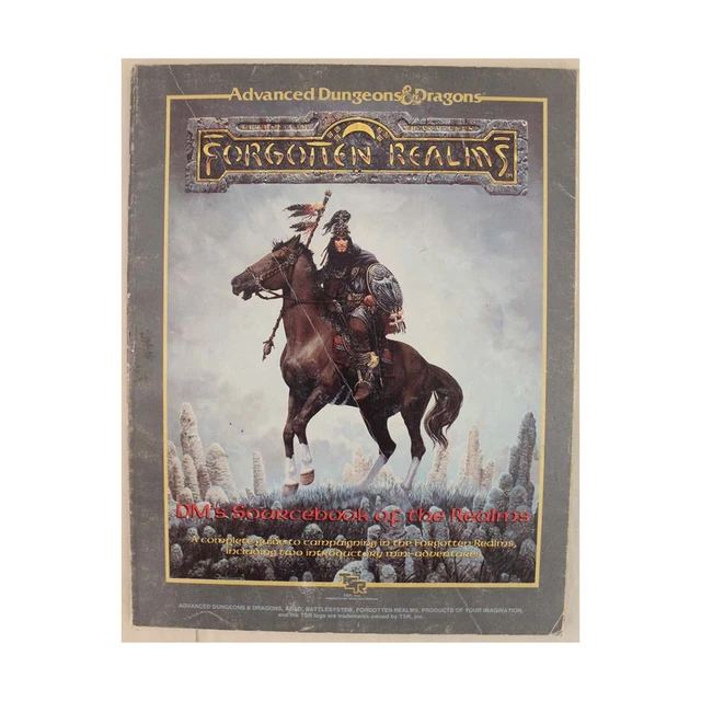 TSR FORGOTTEN RE Forgotten Realms Campaign Setting (1st Ed) - DM's ...