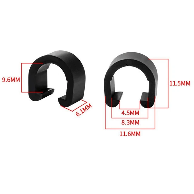 EASY TO USE Bike Cable C Clips Brake Cables Clamp Fixing Tool Set of 10 ...