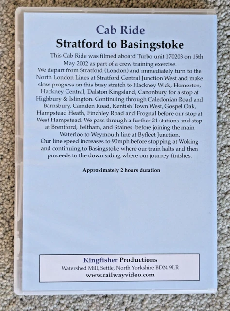 CAB RIDE DVD: Stratford (London) to Basingstoke Highbury Brentford ...